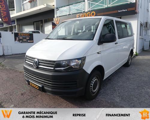 VOLKSWAGEN TRANSPORTER combi 2.0l tdi 102 ch long 9 places de 2018 ...